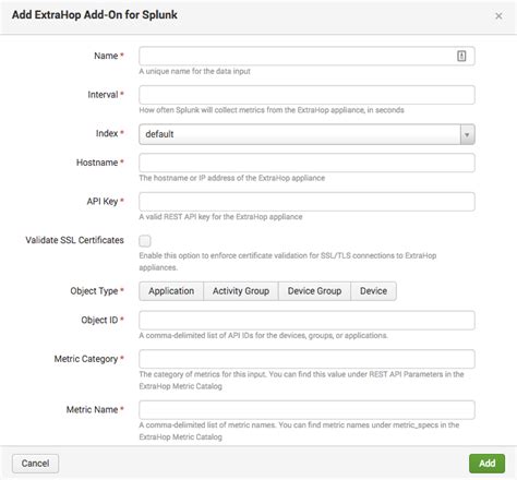 ExtraHop Add On For Splunk Splunkbase