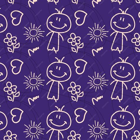 Premium Vector Vector Seamless Floral Pattern Illustration Horizontally And Vertically