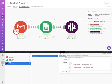 Scenario Debugger Make Developer Hub