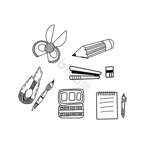 刀简笔画图片 包图网