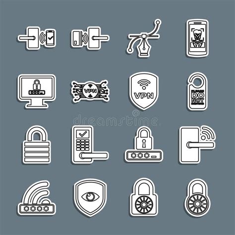 Set Line Safe Combination Lock Wheel Digital Door With Wireless Please Not Disturb Bezier