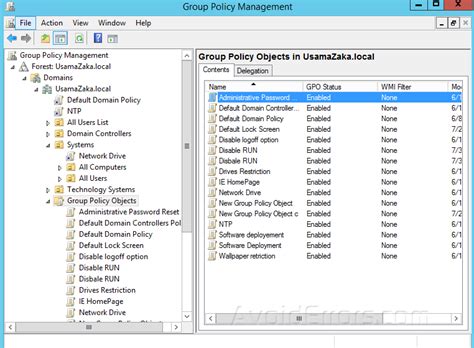 uninstall software using group policy in windows server 2012 r2