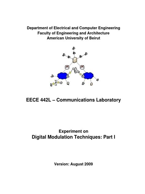 Digital Modulation I August09 Pdf Modulation Telecommunications Engineering