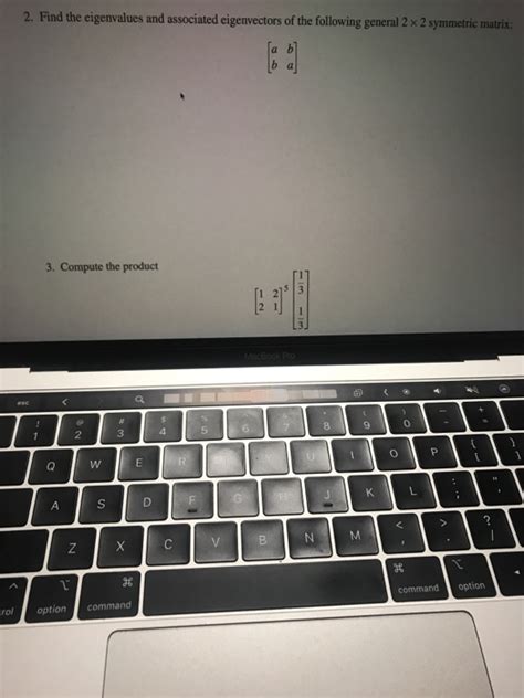 Solved Find The Eigenvalues And Associated Eigenvectors Chegg