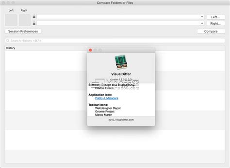mac文件对比工具 visualdiffer for mac 文件对比工具 v1 8 0特别版 mac天空