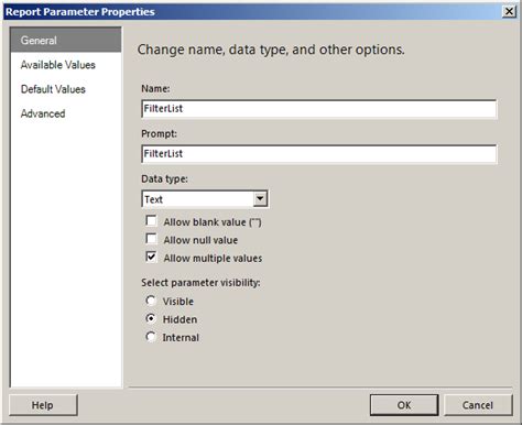 Working With Reporting Services Filters Part Creating A NOT IN Filter Data Inspirations