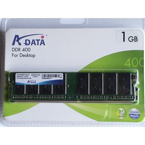 A Data 1gb Pc3200 Ddr 400mhz Desktop Memory