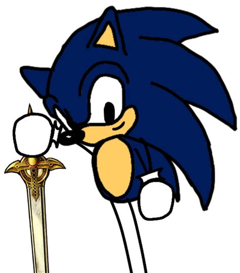 Sonic Objectsona With His Caliburn Sword By Sonicpark1999 On Deviantart