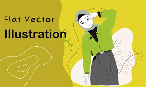 Make Flat Illustration With Uniq Style By Crownlady Fiverr