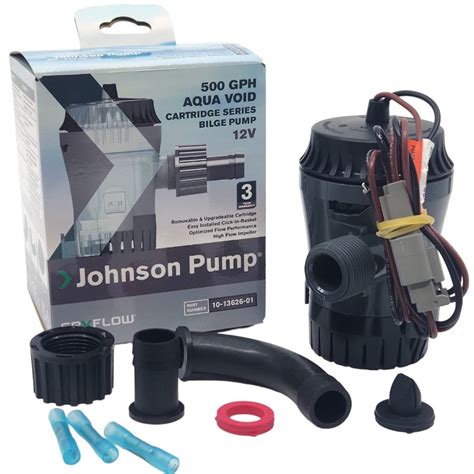 Cartridge Aerator Johnson Pump 1250 Gph Bilge Pump 12v 1 18 Inch