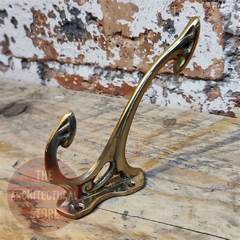 Solid Brass Double Hook