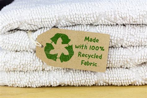 Recycle Clothes Icon On Recycled Card Label Made With 100 Recycled