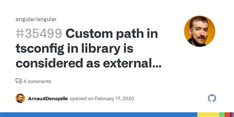 Custom Path In Tsconfig In Library Is Considered As External Module