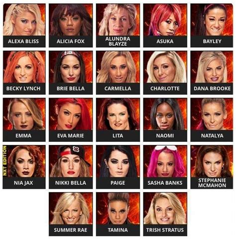 Wwe Women Wrestlers List Full List Of Female Superstars Rveb