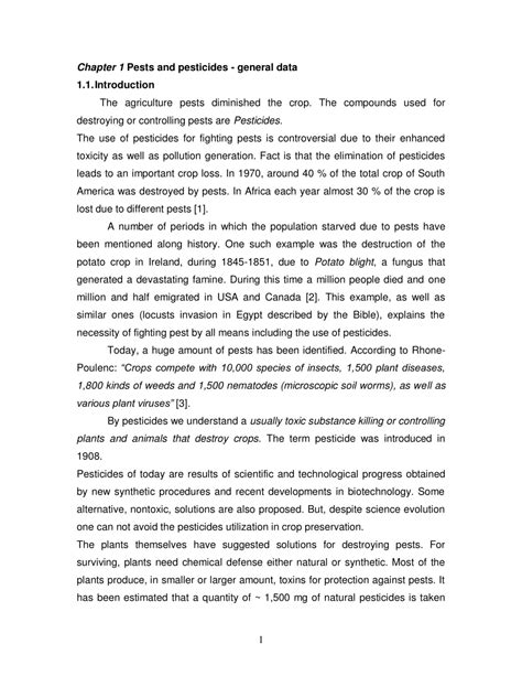 Pdf Pesticides Synthesis Activity And Environmental Aspects