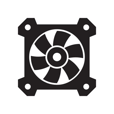 Premium Vector Computer Fan Icon Vector