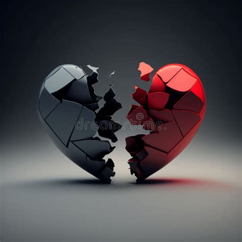 Broke Heart Of A Person Stock Illustration Illustration Of Design