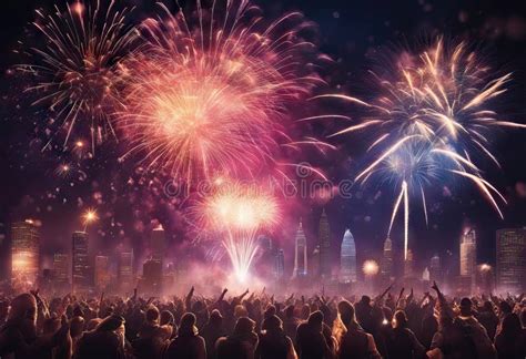 New Year S Eve Background Stock Illustrationbackgrounds Eve Year Firework Explosive