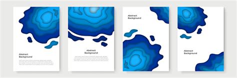 3d 추상 배경 및 용지 절단 모양으로 설정된 수직 배너입니다 비즈니스 프레젠테이션 전단지 포스터 및 초대를 위한 벡터 디자인 레이아웃 3차원 형태에 대한 스톡 벡터 아트