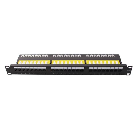 1U 24 Port Cat6 110 IDC UTP 90 Degree Patch Panel From China Manufacturer WebiTelecomms