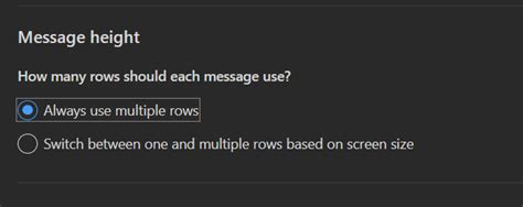 New Outlook Display Settings For Multiple Rows Are Reset Microsoft