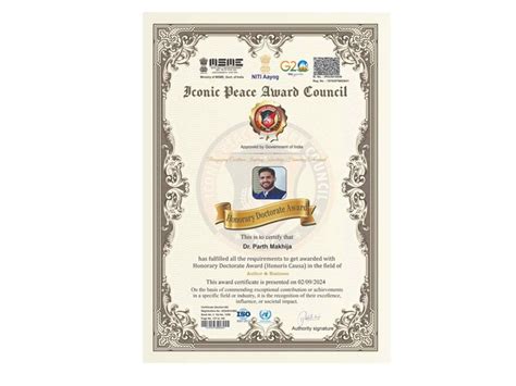a visionary s journey honey becomes dr parth makhija prabhat charcha