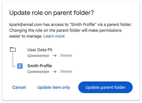 New Limited Access Sharing Experience In Google My Drive And Shared Drives U M Information
