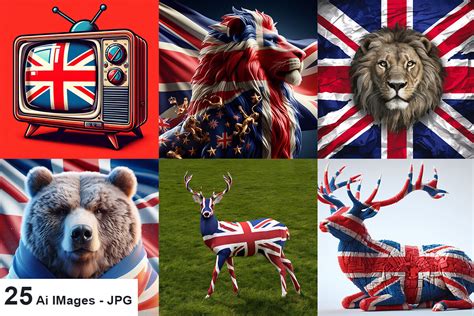 United Kingdom Flag Set Graphic By Breakingdots · Creative Fabrica