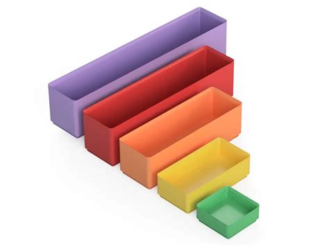 Gridfinity Bin Starter Pack 1x1 5x5 2u 6u By Didimodelthat