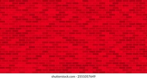 Red Brick Wall Texture Seamless Cladding Stock Illustration 2551057649