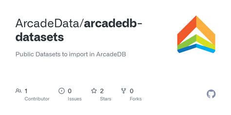 Github Arcadedataarcadedb Datasets Public Datasets To Import In Arcadedb