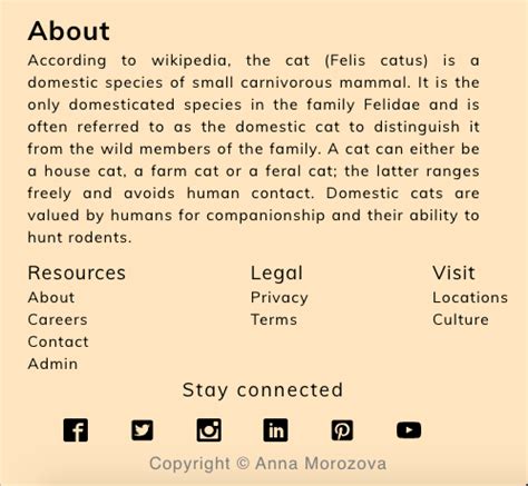 GitHub Annamikmorozova Simple React Footer An Open Source React Js Component It Is A Ready