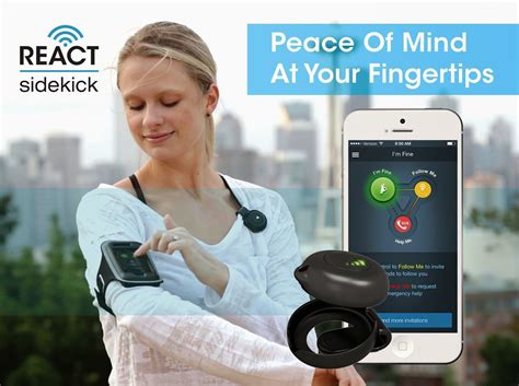 React Sidekick A Bluetooth Wearable Safety Device Prepared For