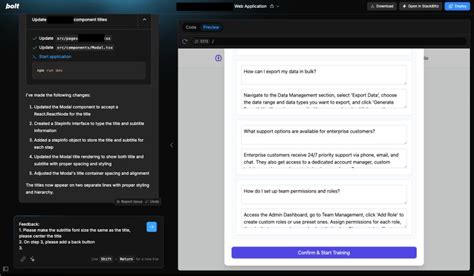 started using bolt new from stackblitz yesterday designed and built