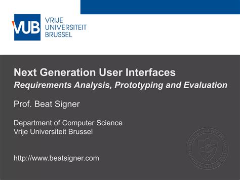 requirements analysis prototyping and evaluation lecture 03 next