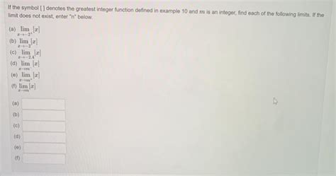 solved if the symbol [] denotes the greatest integer