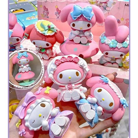 Sanrio X Miniso Mystery Boxes My Melody Blind Box Secret Figure Toys Collectible Shopee Malaysia