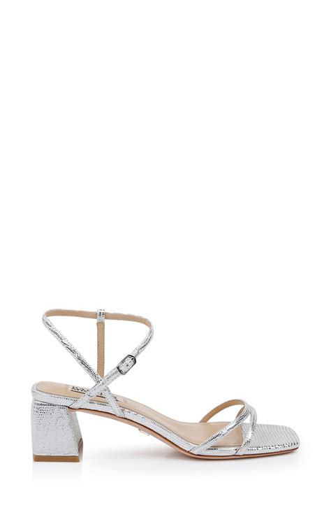 Carlota Textured Block Heeled Sandals By Badgley Mishcka