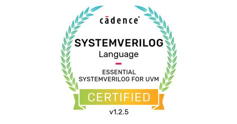 Essential Systemverilog For Uvm V125rev3 Exam Credly