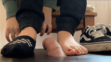 A Shoejob With B Vans Old Skool And B Vans Socks S Cam HD Mov Tramplegirls