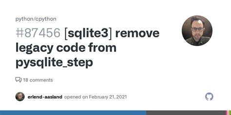 [sqlite3] remove legacy code from pysqlite step · issue 87456 · python