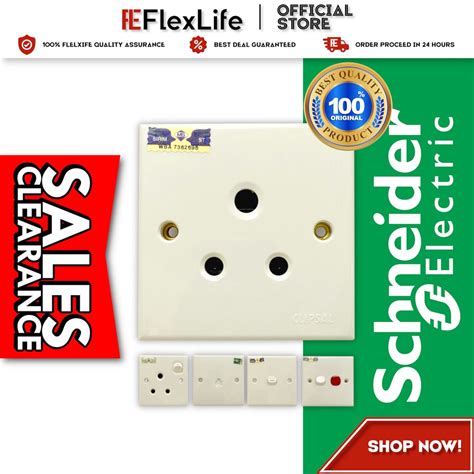 Schneider 15a Socket Switch 20a Water Heater Switch Neon Telephone