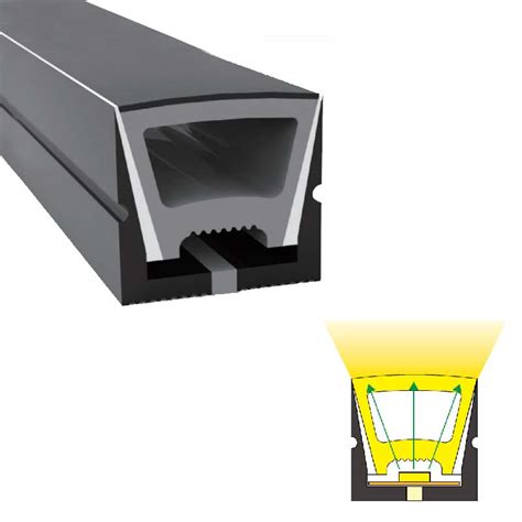 Black Led Neon Silicone Diffuser