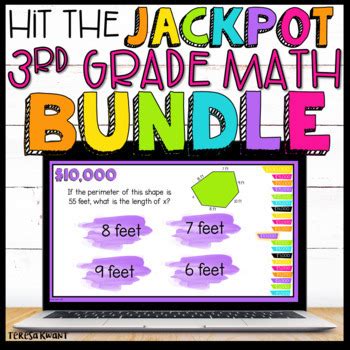 Rd Grade Math Review Game Show Bundle Google Slides PowerPoint