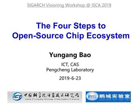 The Four Steps To Open Source Chip Ecosystem Docslib