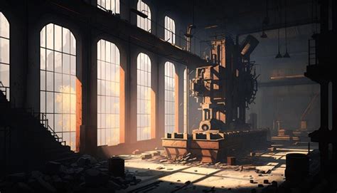 Premium Ai Image Old Machine