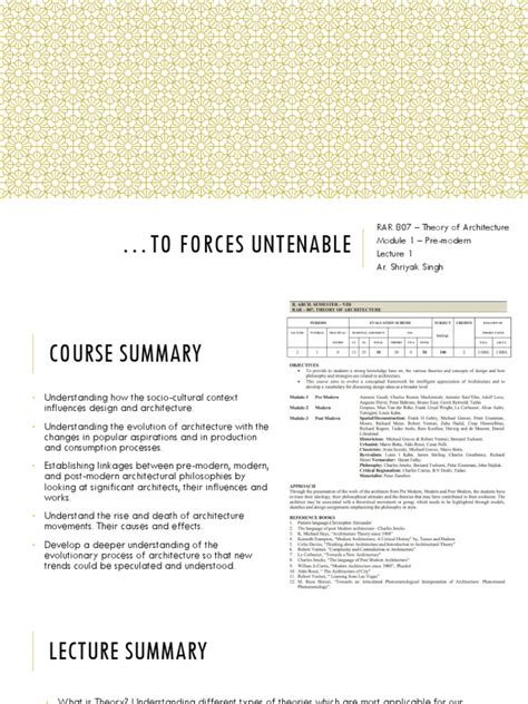 Lecture 01 Introduction Pdf