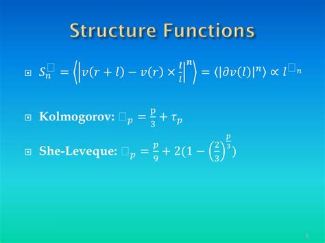Ppt Lagrangian And Eulerian Velocity Structure Functions In