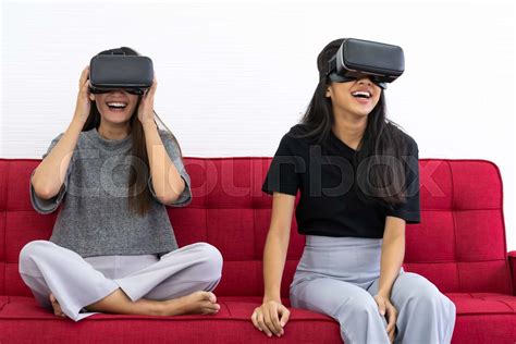 Asian Girls Vr Stock Image Colourbox