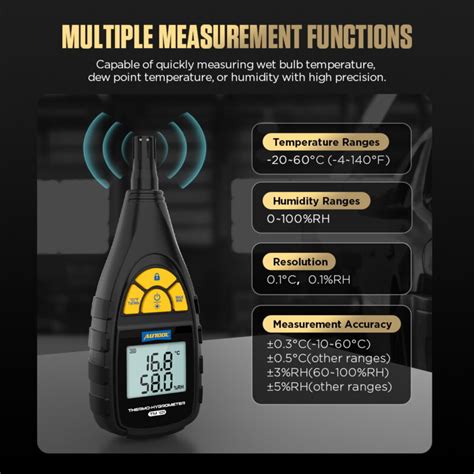 Autool Tm101 Thermo Hvgrometer Temperature And Humidity Sensor Autool